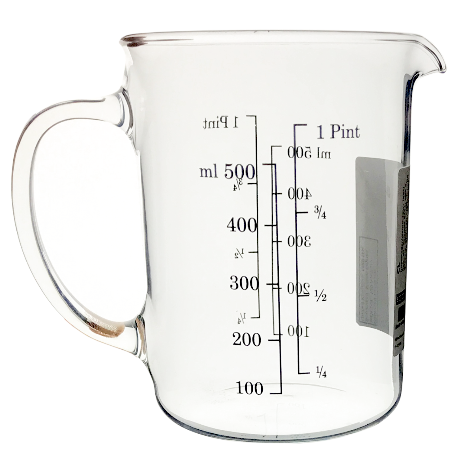 IKEA Messbecher Meßkanne Meßbecher Glas Dosierhilfe Behälter 500/580 ...