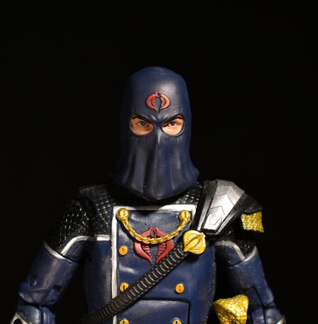 Cobra Commander Hood Cobra Hood Blue | SiQ Clothing