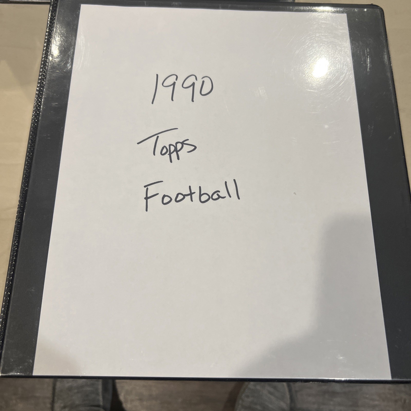 1990 NFL Topps Football Complete Set 1-528 With 1-30 1000 Yard Club Set ...
