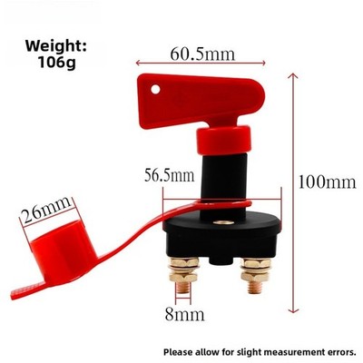 For Car For Boat Battery Power Switch Waterproof Rubber Cap Accurate ...