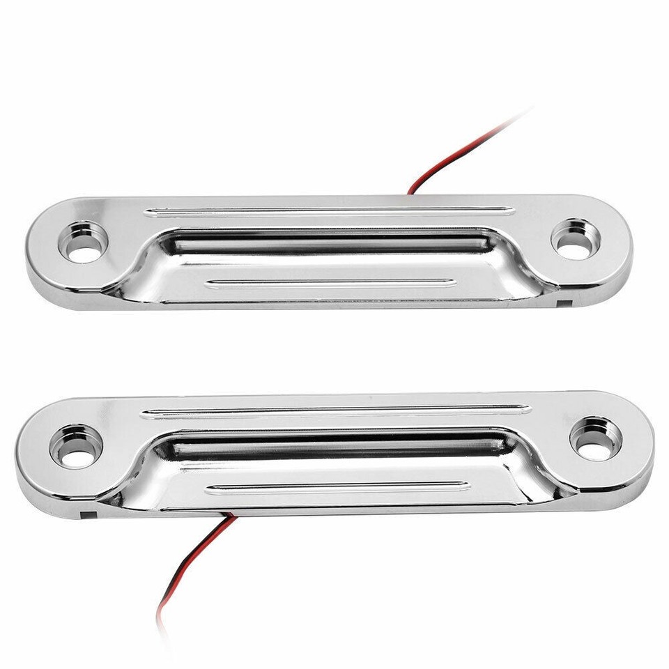 Front Aluminum LED Flush Fork Turn Signals For Harley Touring FLHX ...