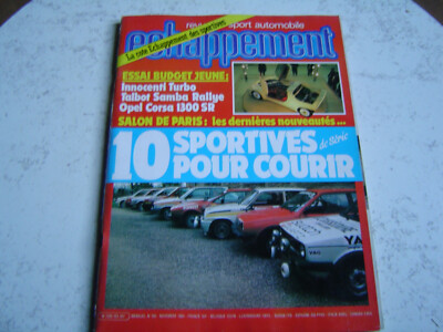 Echappement 193 n84 R12 Gordini Innocenti Ritmo Abarth R5 Alpine 205 ...