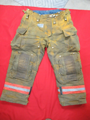 MFG 12/2013 MORNING PRIDE Fire Fighter Turnout PANTS 42 X 31 BUNKER ...