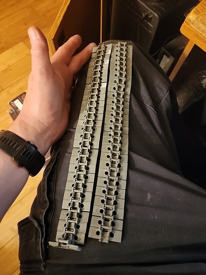 55 LEGO Gray Treads Technic Track Link Mindstorm EV3 Tractor Tank Parts ...