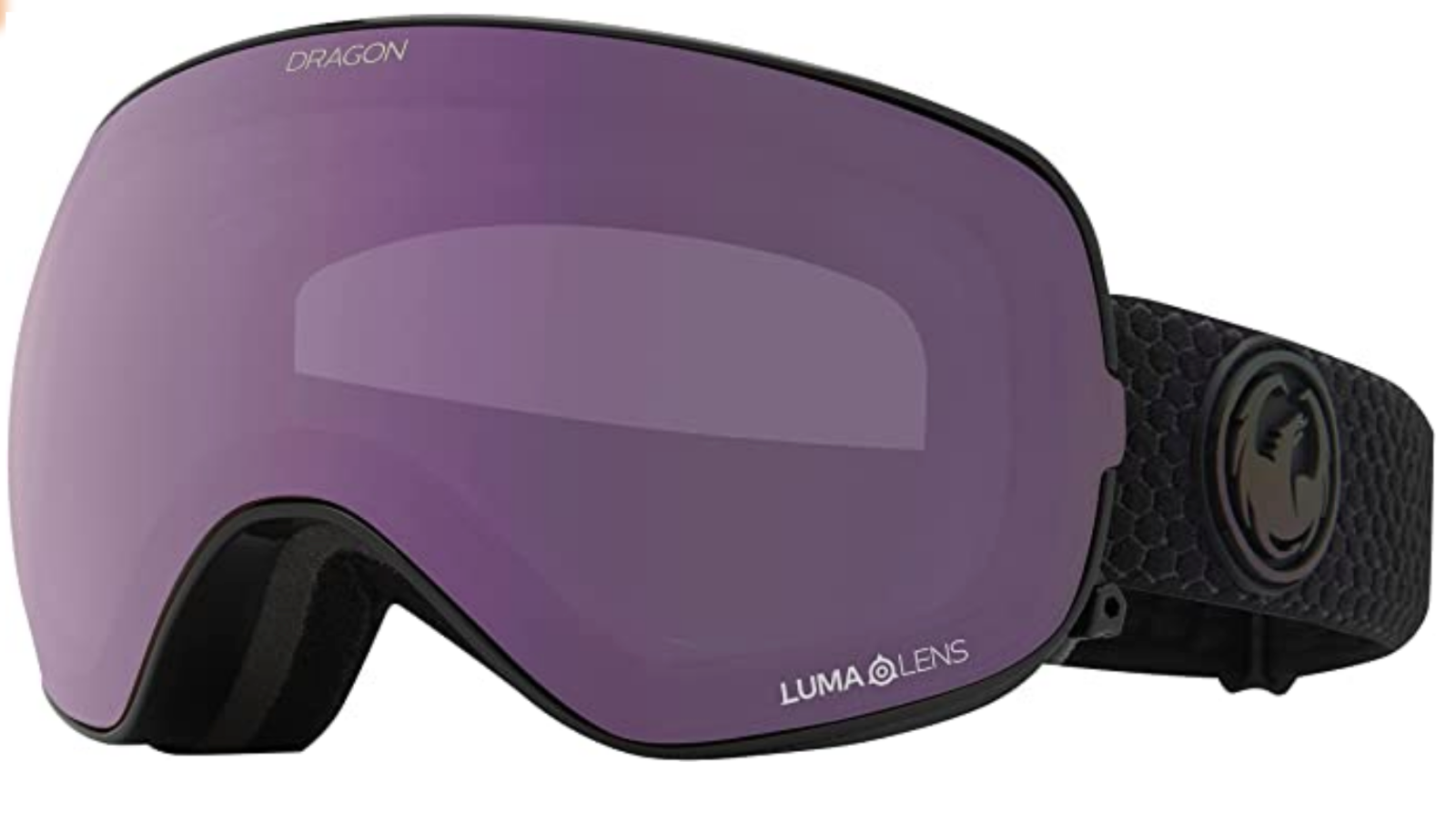 NEW Dragon X2S Ski Snow Goggles-Split Violet-Black-Lumalens Purple Ion ...