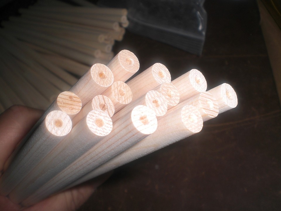 6 PCs European Spruce wood Double Bass Sound Post 30CM long 19mm ...