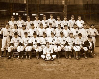 1937 World Champion NEW YORK YANKEES Team Photo (224-J) | eBay