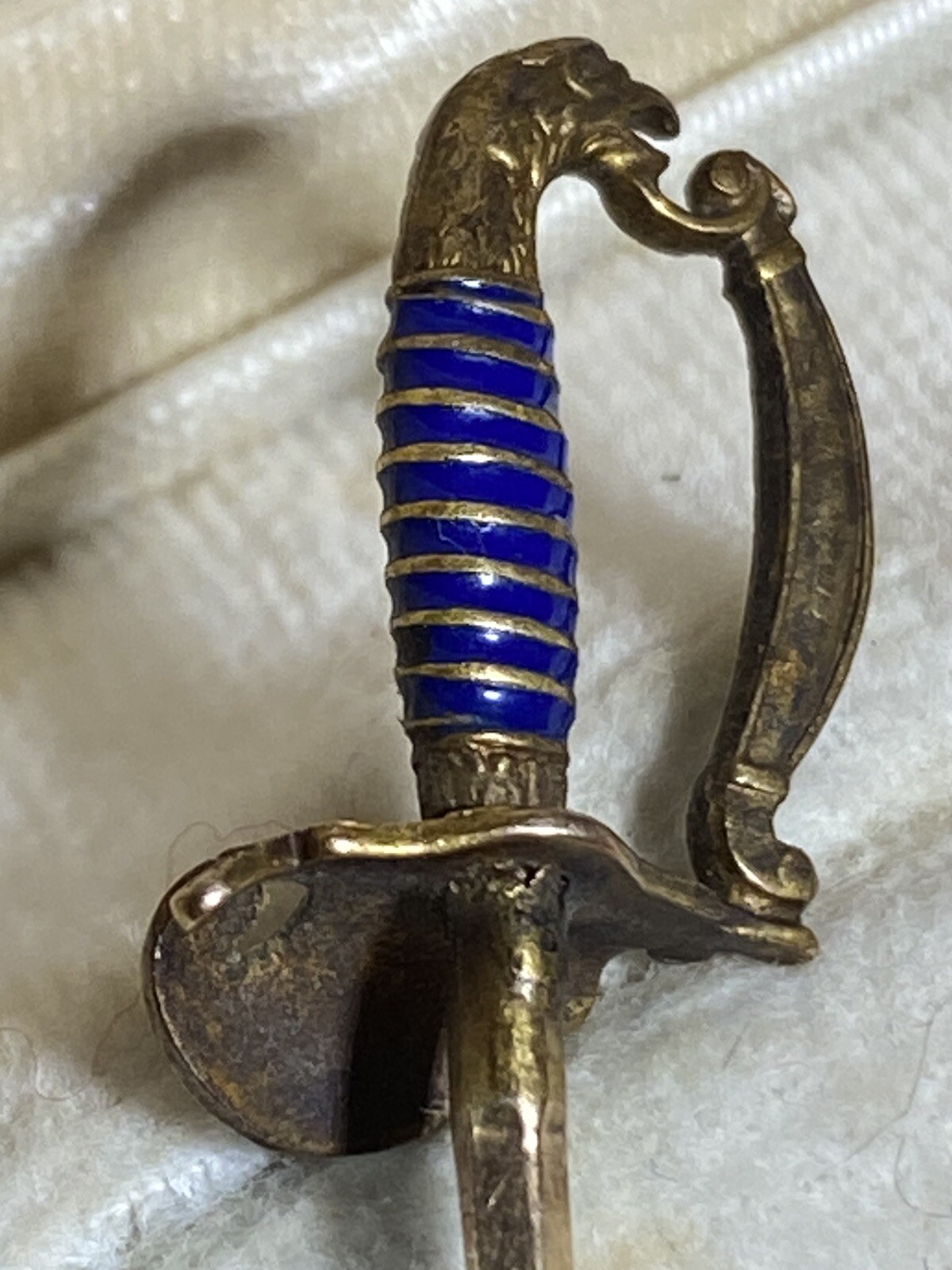 Antique Victorian 14K Gold 14 KT Gold Sword Pin Sword Stick Pin ...