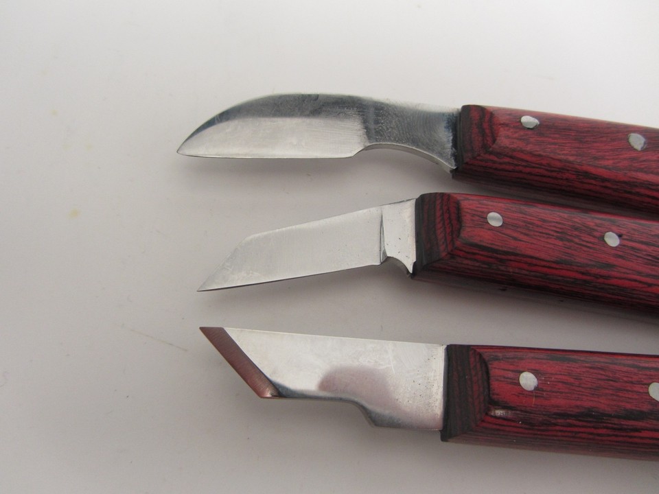 Ramelson Wood Carving Tools Chip & Stab Carving Knife Set 3pc ...