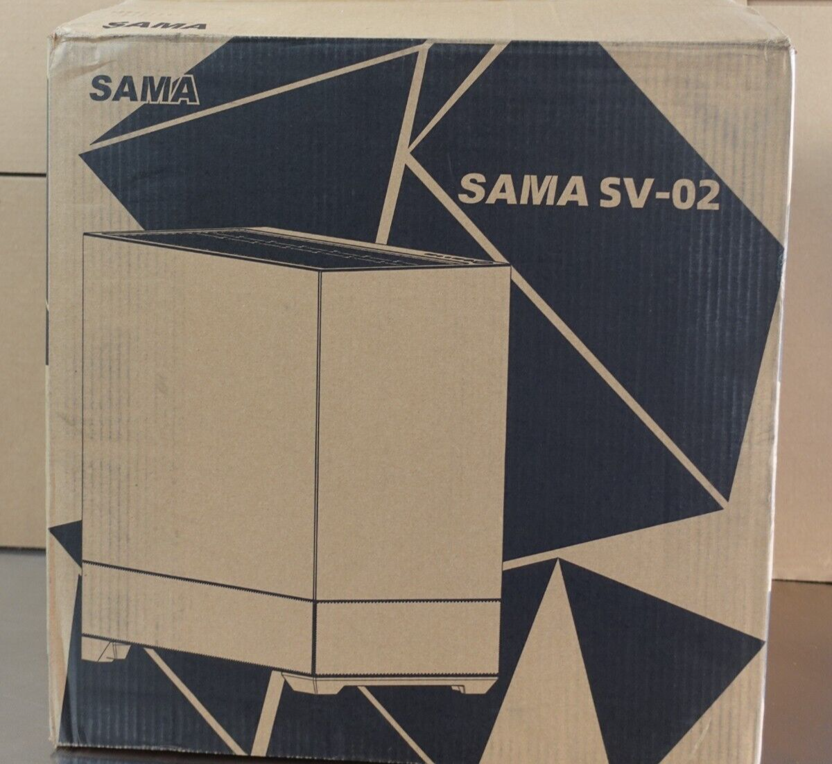 SAMA SV02 ATX Computer Gaming PC Case Mid Tower White, New | eBay