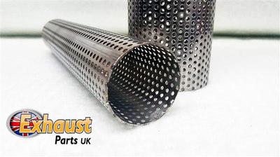 Perforated Silencer Resonator Repair Section Stainless Steel Exhaust ...