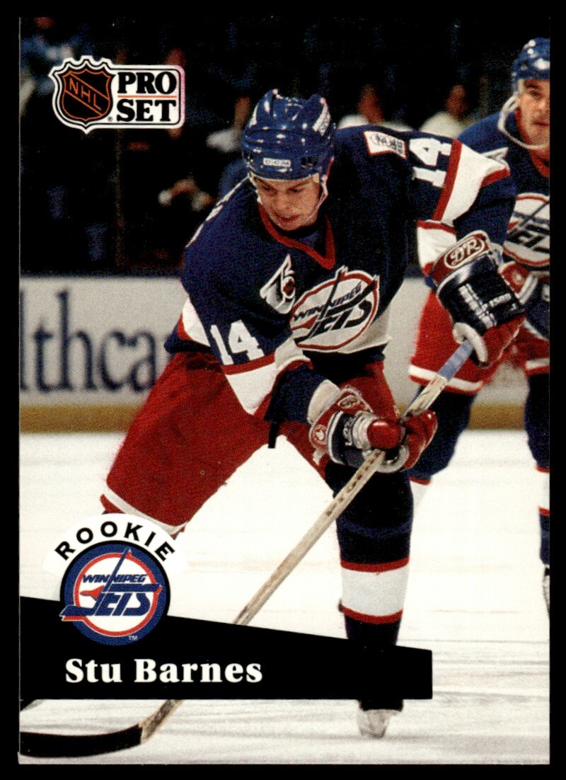 1991-92 Pro Set #566 Stu Barnes Winnipeg Jets | eBay