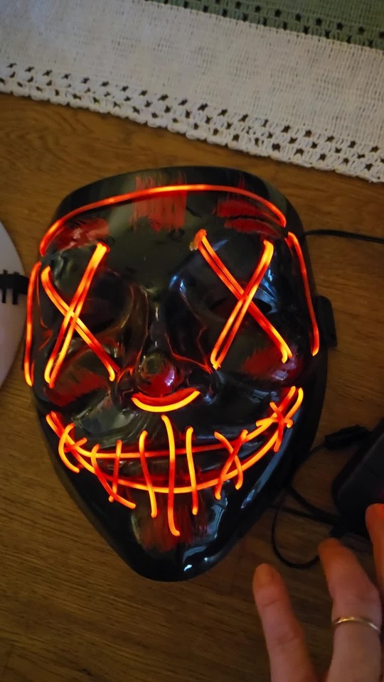 LOT Halloween Masks Friday13th Devil The Purge with Light Adult Spirit ...