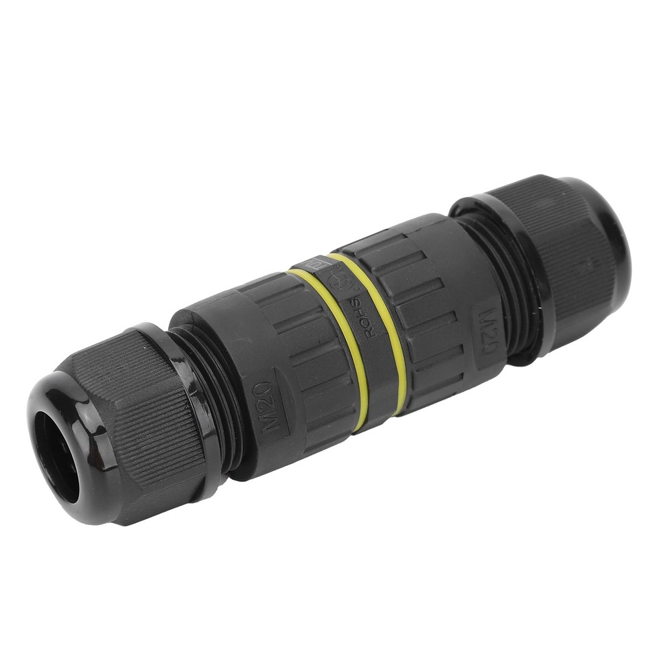 ˙ Waterproof Connector FlameRetardant For Outdoor Cable Joint 3Pin IP68 ...