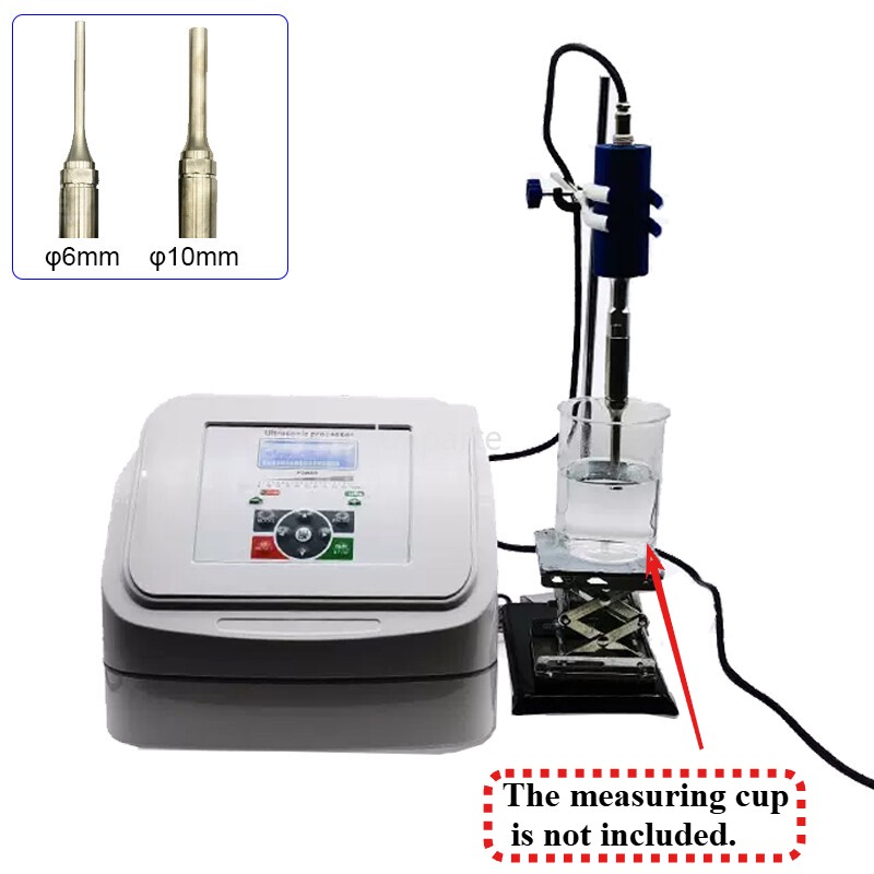 8mm+10mm DPD Lab Handheld Ultrasonic Homogenizer Sonicator Cell ...