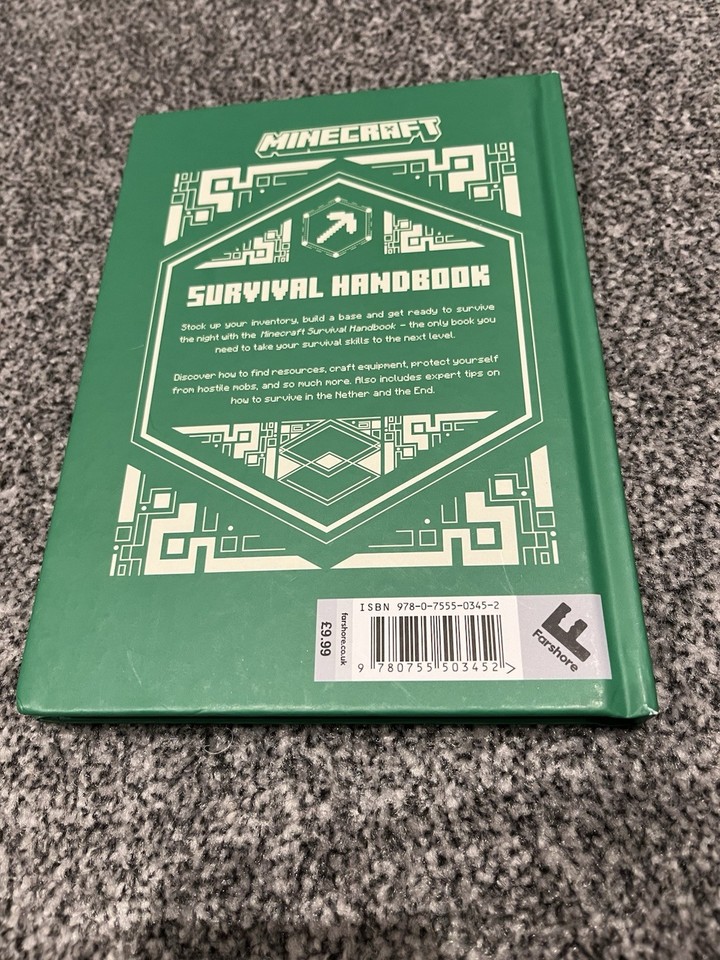 Minecraft Survival Handbook 2022 edition | eBay UK