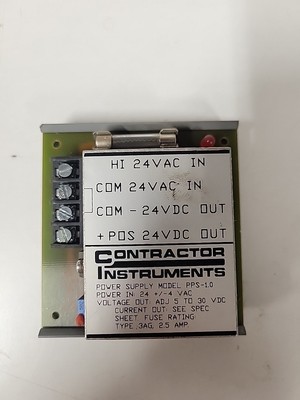 Contractor Instruments Power Supply Model PPS-1.0 | eBay Australia