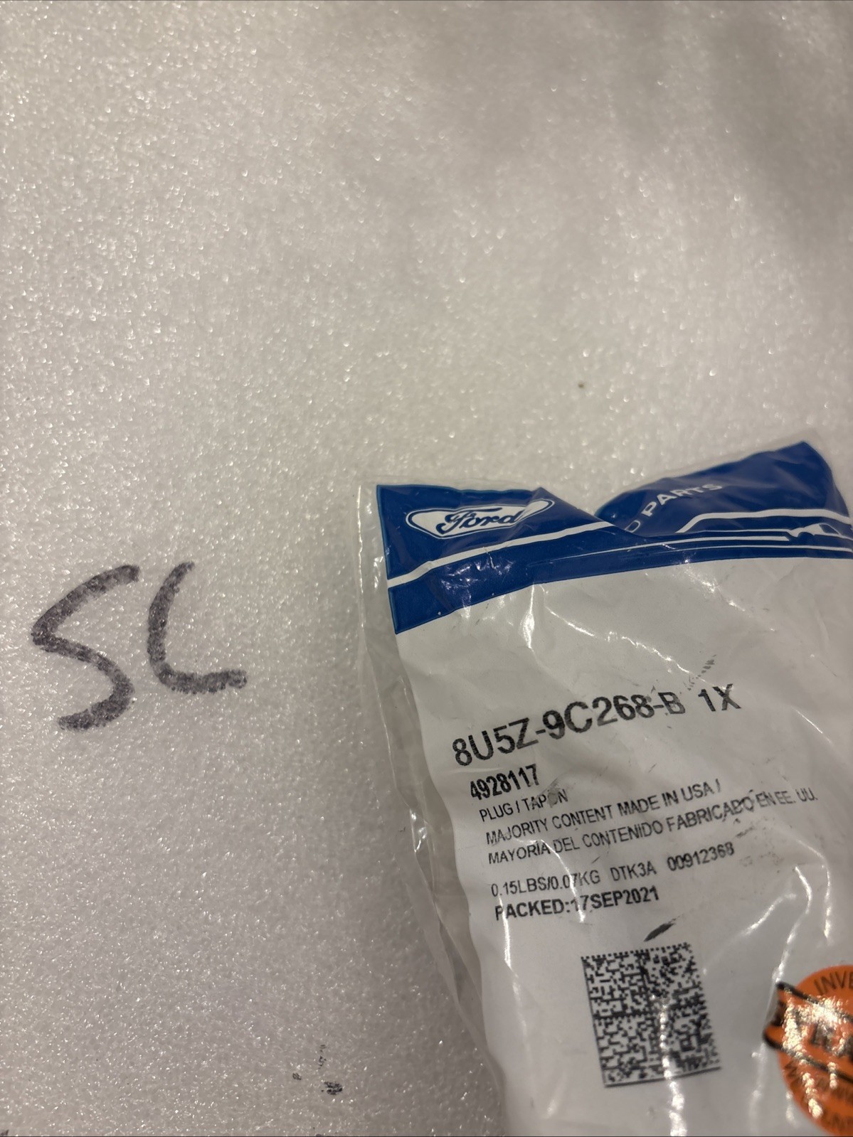 Fuel Tank Cap-Locking Fuel plug FORD OEM ACCESSORIES 8U5Z-9C268-B for ...