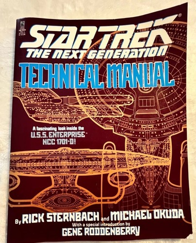 Star Trek The Next Generation Technical Manual Enterprise NCC 1701 READ ...