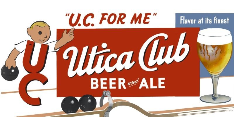 Utica Club Beer - UC for Me NEW Metal Sign 18"x36" USA STEEL XL Size 8 ...