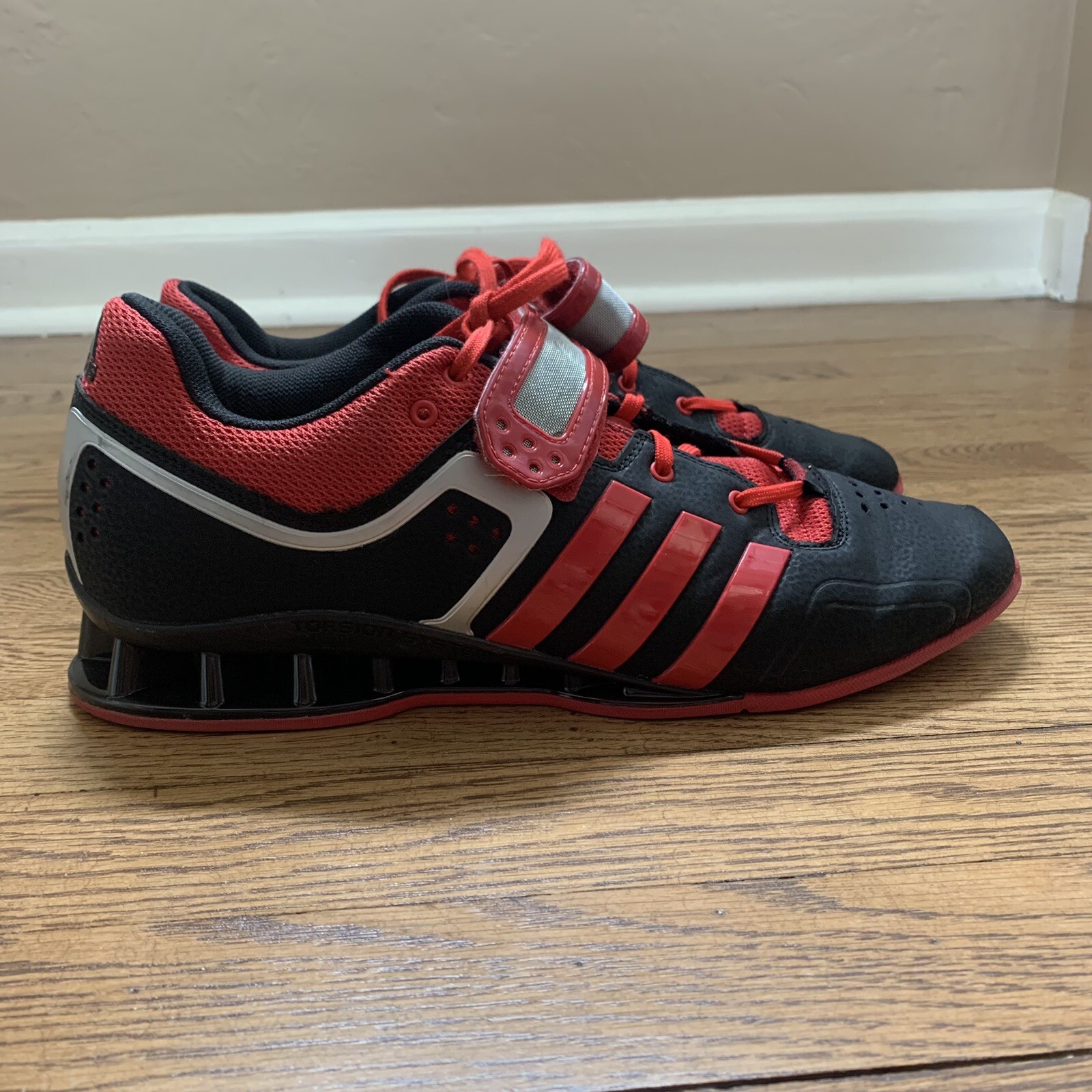 Adidas Adipower Black And Red Size 11.5 Weightlifting Shoes | eBay