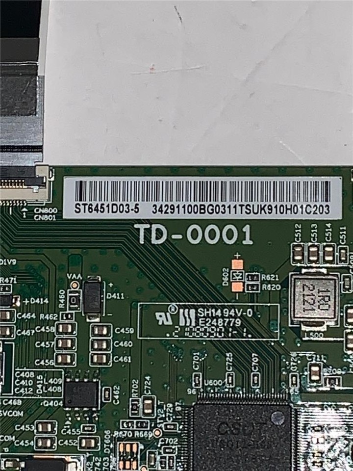 Sony 1-011-258-21 34291100BG0 ST6451D03-5 T-Con Board | eBay