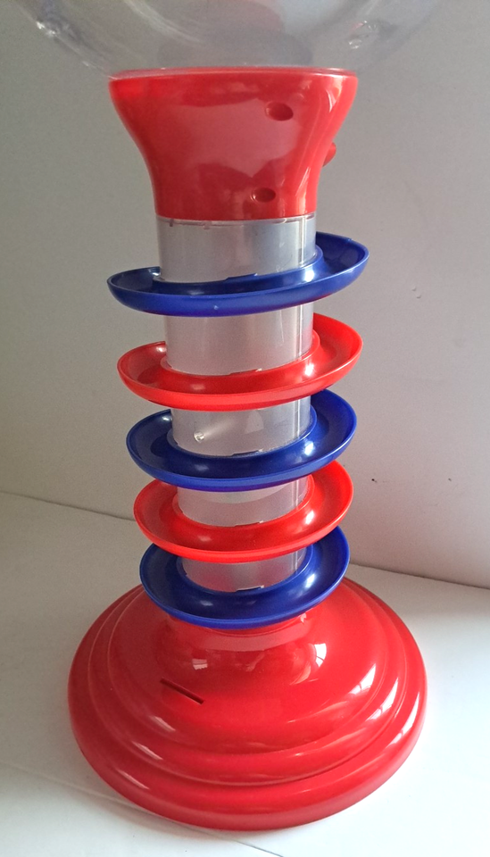 Sweet N Fun 21 Inch Light & Sound Spiral Gumball Bank 2011 Red Candy ...