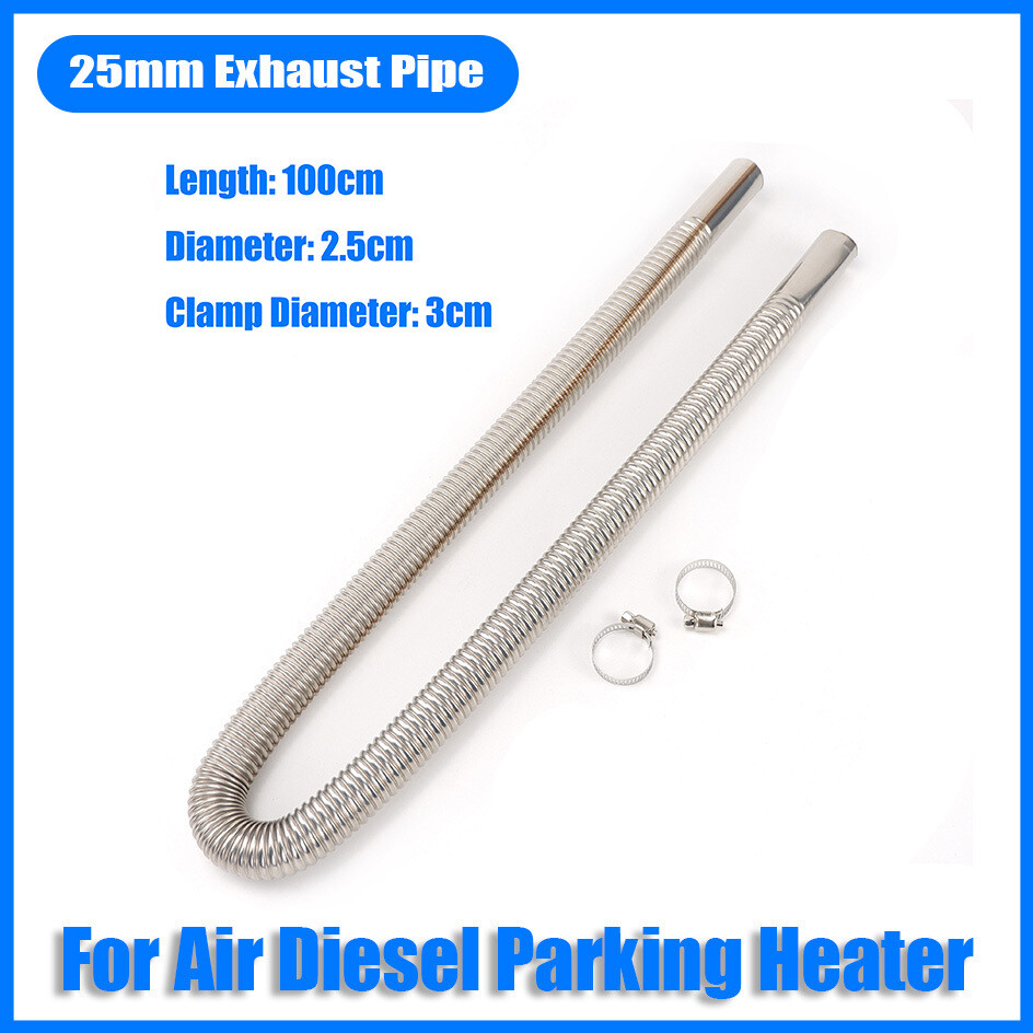 Car Air Parking Heater Exhaust Pipe Fuel Tank Exhaust Pipes Stainless ...