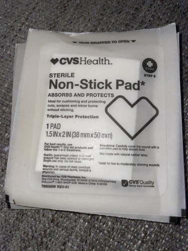 CVs Health Sterile Non-stick Pad - 5 Count | eBay