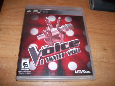 The Voice: I Want You (Play Station PS3 Singing Game 2014) Activision ...
