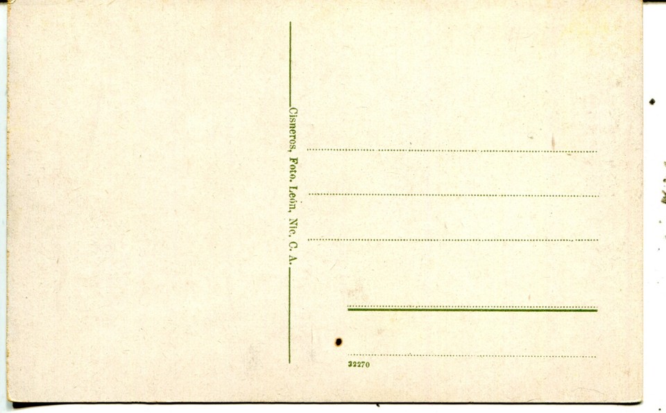 Nicaragua Costa Frente Al Muelle Puerto De Corinto Ferrovia Stazione ...