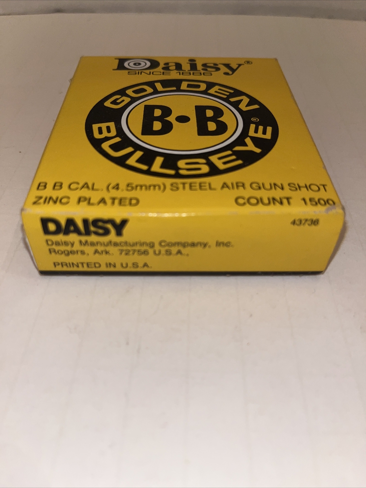 Vintage Daisy Golden Bullseye BB'S 1500 CT Early 80'S Zinc Plated | eBay