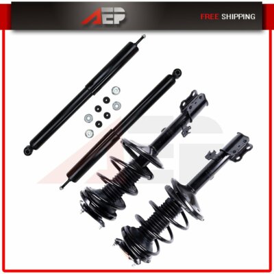 Full Set 4 Loaded Front Complete Struts & Rear Shocks For Toyota RAV4 ...