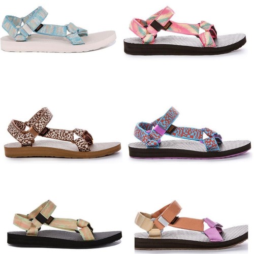 Teva Orig Strappy Back Tye Dye Vegan Sandale Femme Multi Couleur UK 3 ...