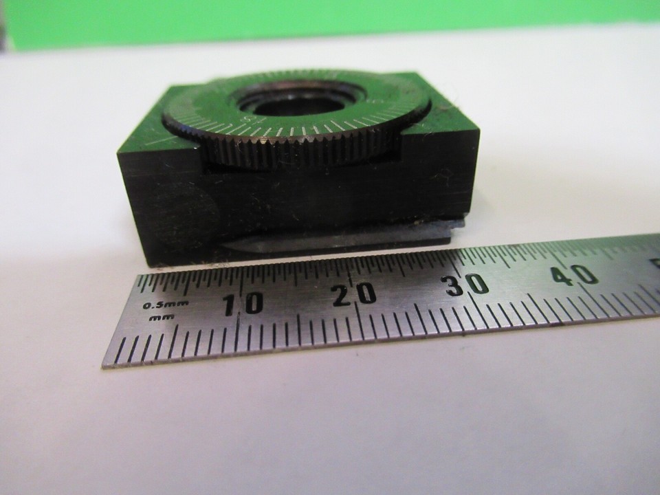 OPTICAL NEWPORT ROTABLE LENS HOLDER ASSEMBLY LASER OPTICS AS PICTURED ...