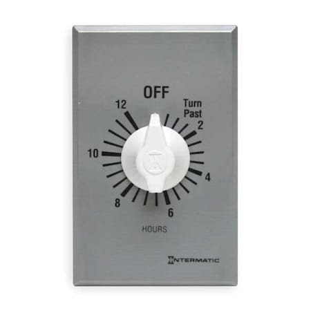 Intermatic Ff412h Timer,Spring Wound,12 Hr,Dpst,Silver | eBay