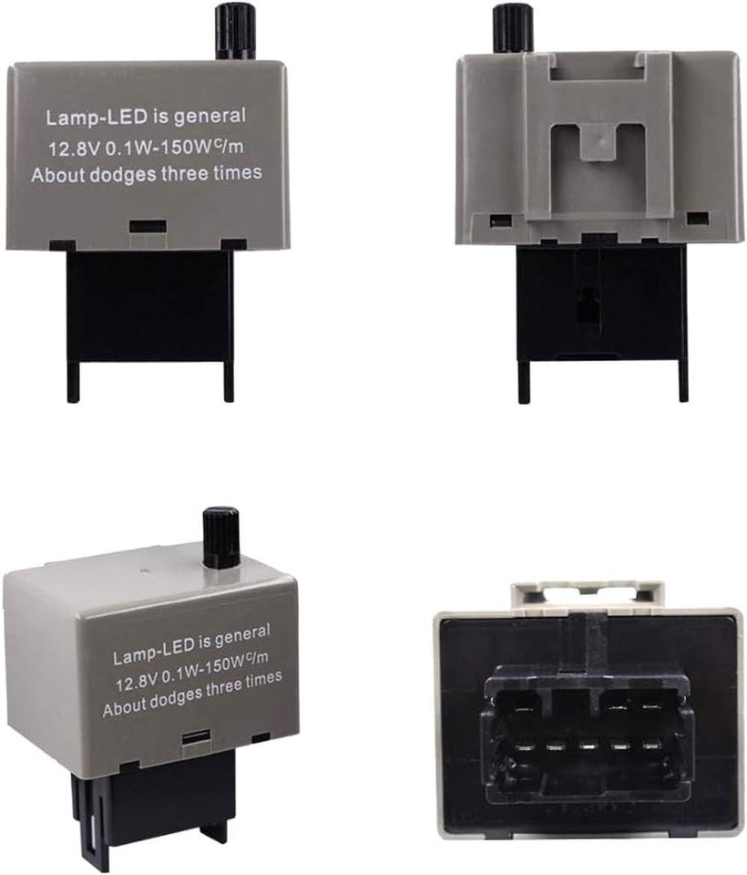 8-Pin Flashing Speed Adjustable Electronic LED Flasher Assy Relay Fix ...