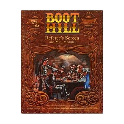 TSR Boot Hill Boot Hill Referee's Screen (2nd) VG+ | eBay