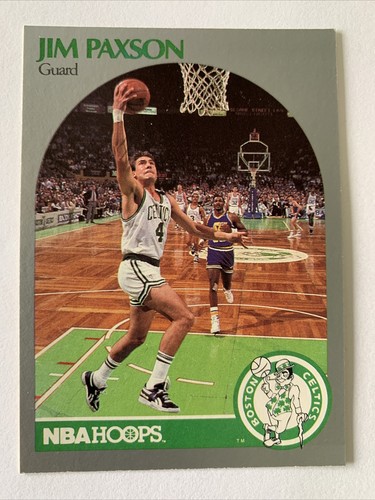 1990-91 NBA Hoops Basketball Card #46 Jim Paxson Boston Celtics NmMt ...
