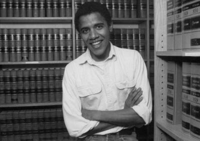 YOUNG BARACK OBAMA GLOSSY POSTER PICTURE PHOTO PRINT cool harvard ...