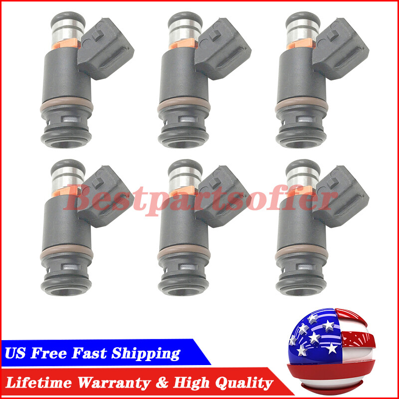 IWP-022 021906031D Fuel Injectors 6Pcs For Volkswagen Golf Jetta ...