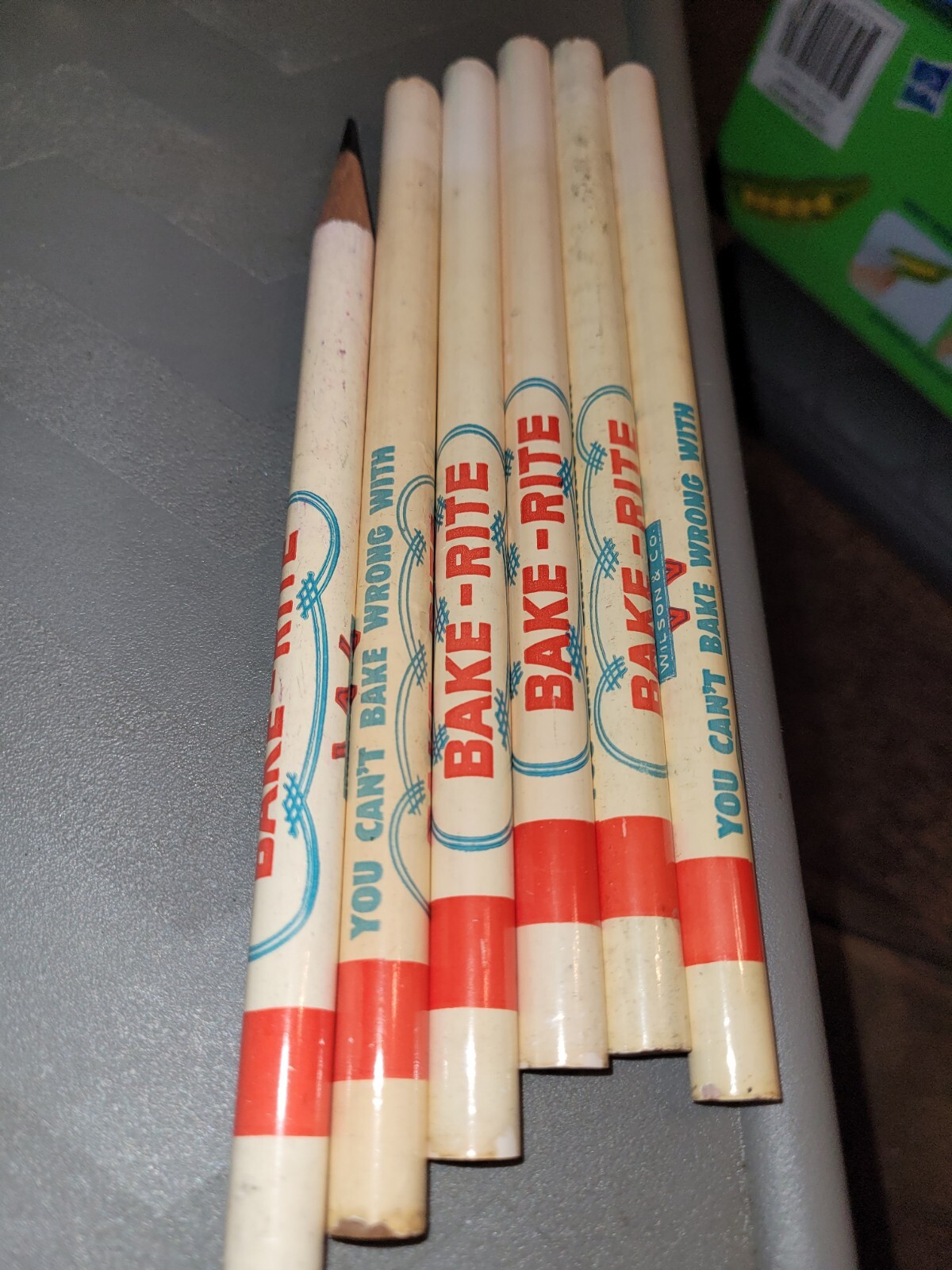 Vintage Pencils Bake Rite Advertising Thick Pencil Wilson & Co. Lot of ...
