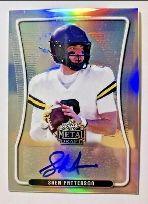 2020 SHEA PATTERSON LEAF METAL DRAFT ROOKIE AUTO 36/60 USFL 🏈🔥 Rare | eBay