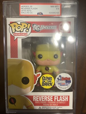 Funko POP! Reverse Flash Glow DALLAS COMIC CON - RETIRED/VAULTED GRAIL ...