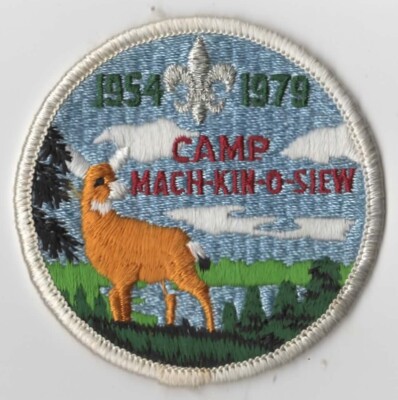 1954-1979 Camp Mach-Kin-Siew BSA Patch WHITE Bdr. [CA4158] | eBay