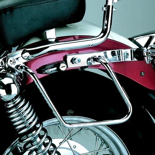 Panniers bracket pair rear chrome for Yamaha XV 535 Virago # 1988-1998 ...