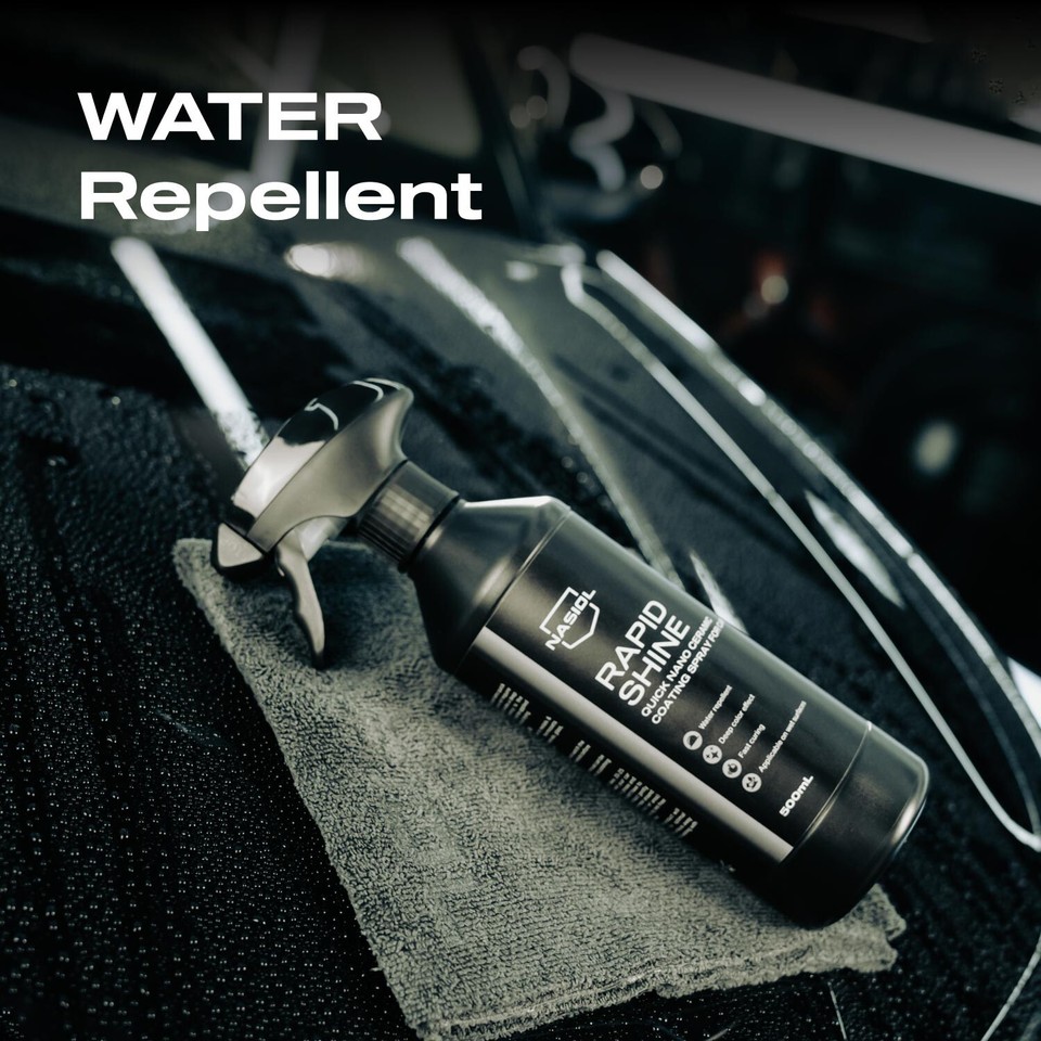 Nasiol Rapidshine Quick Nano Ceramic Coating Spray for Car-500 ml-Quick ...