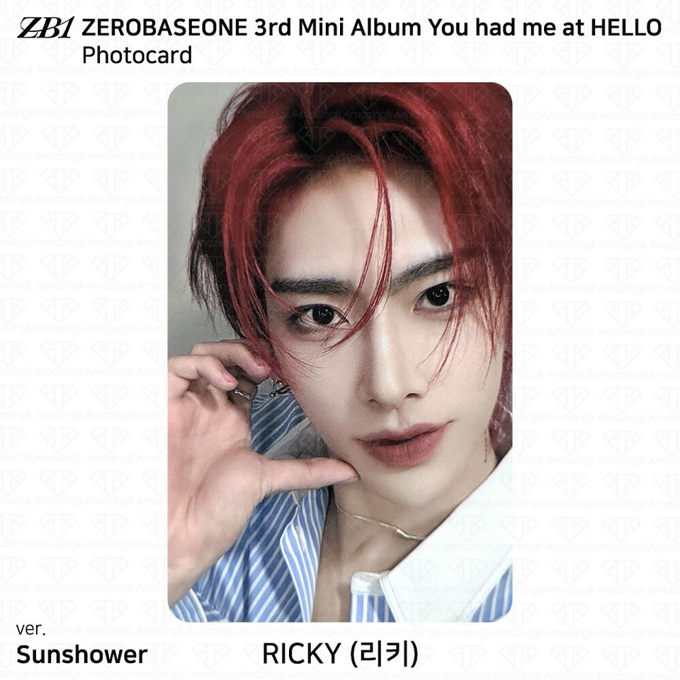 ZEROBASEONE ZB1 3rd Mini Album You had me at HELLO Official Photocard ...