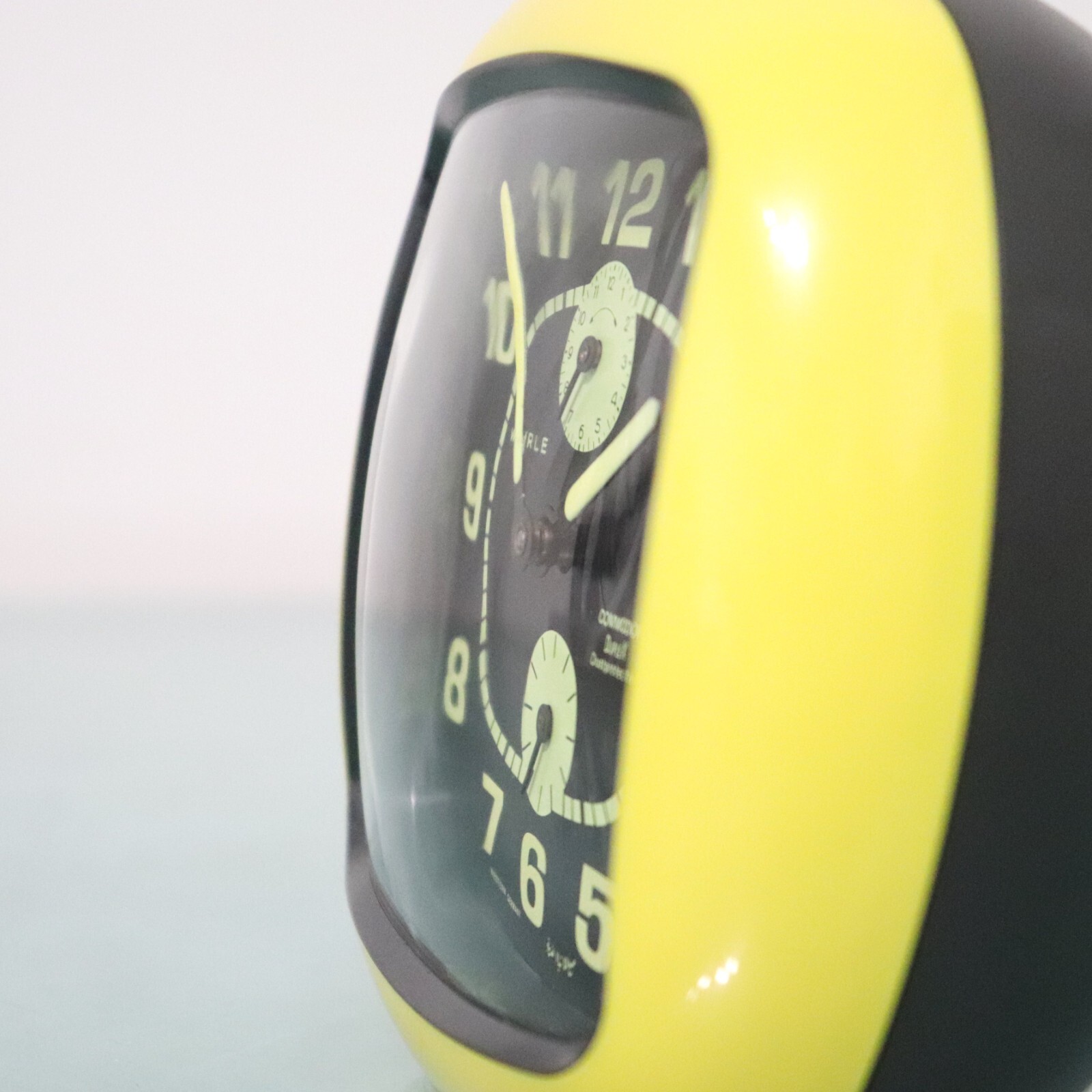 WEHRLE COMMODORE DUPLEX COMMANDER SUPER RARE MODEL! Mantel Alarm Clock ...