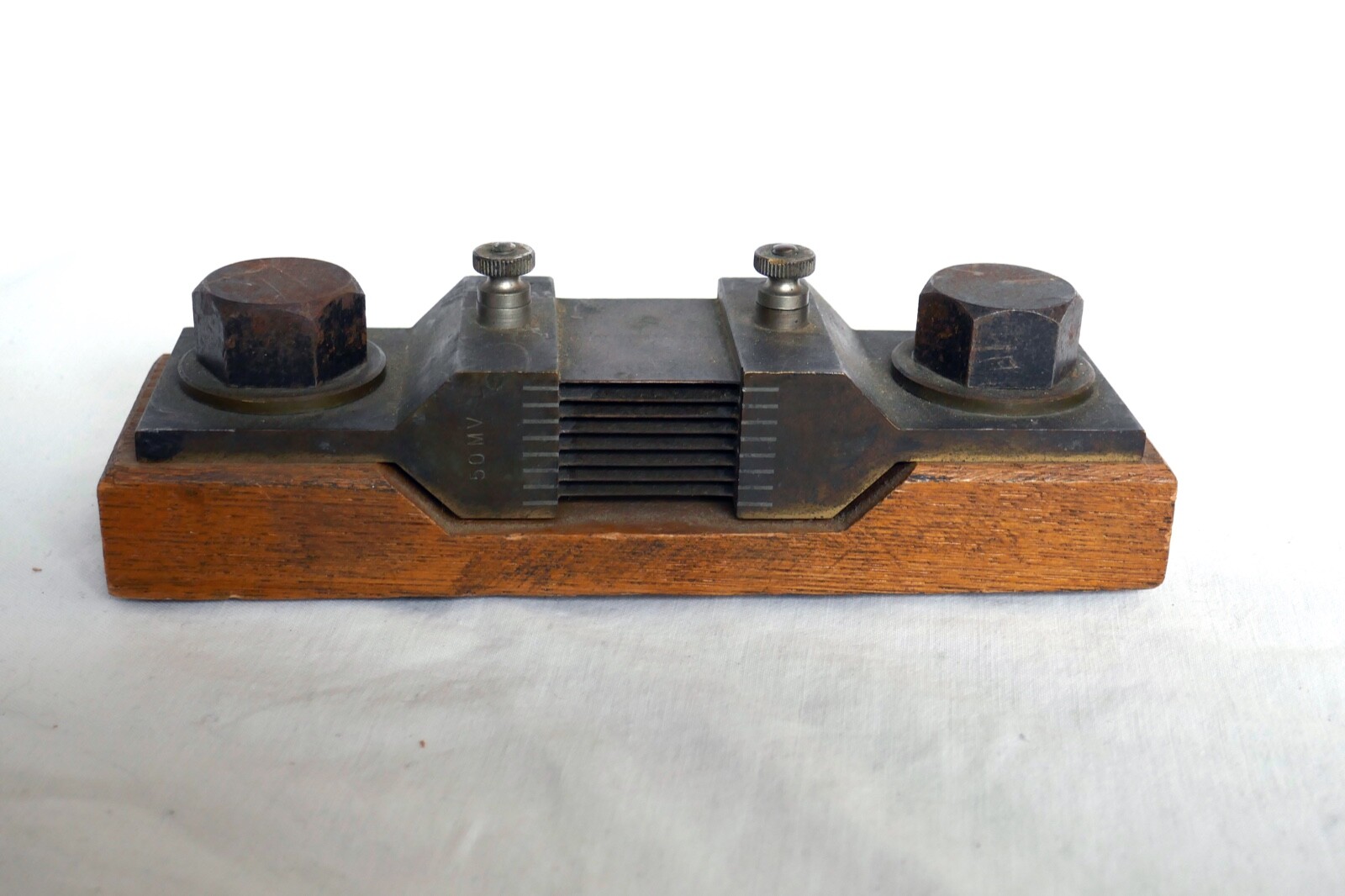 Antique Shunt Radio Telegraph Telephone Current Resistor 750 AMP 50 MV ...